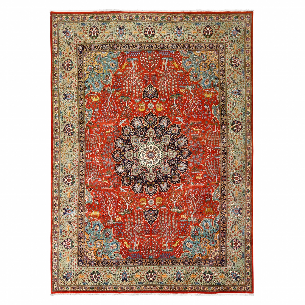 Vintage Tabriz - 11'7 x 8'2 - 4260 - Damoka