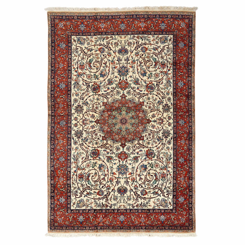 Vintage Tabriz Sherkat-10' x 6'8-5201 - Damoka