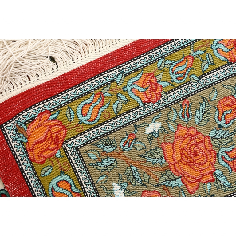 Vintage Qom Rajabian souf pair-7' x 4'6-5725 - Damoka